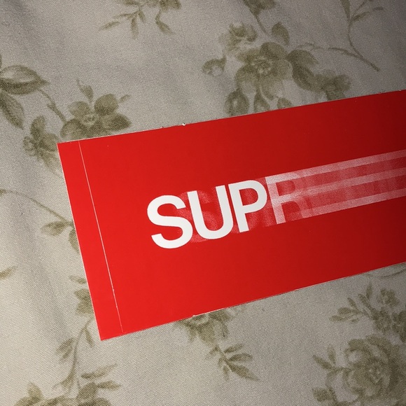 Supreme | Accessories | X Supreme Motion Logo Stickr | Poshmark